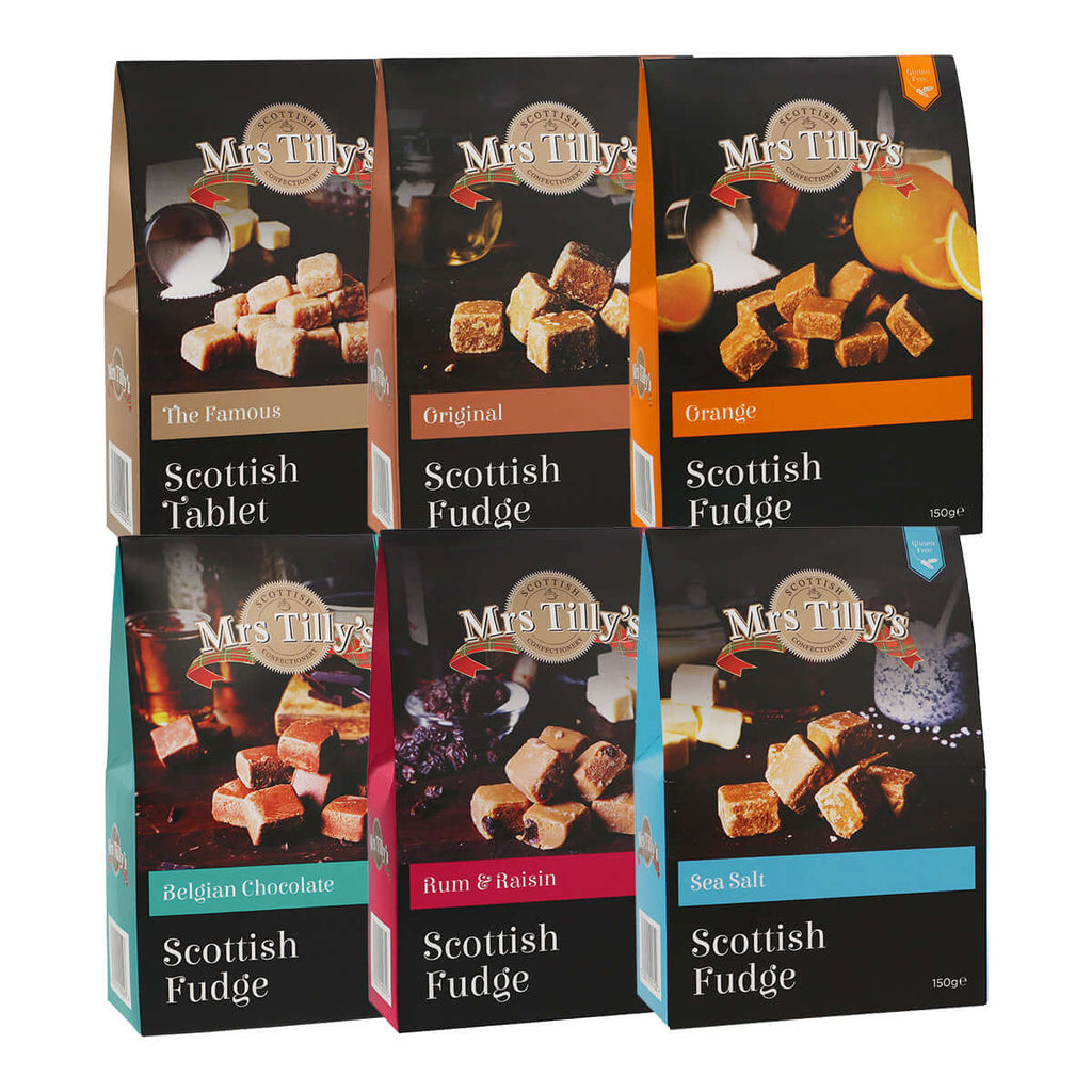 Order Mrs Tilly's Fudge & Tablet Selection | Exquisite Scottish Flavours